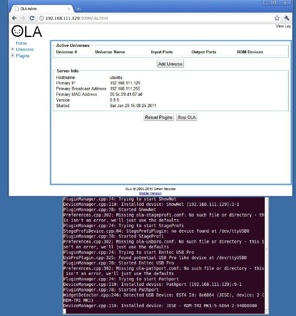 OLA on Windows with VMWare - wiki.openlighting.org OLA on Windows with VMWare - wiki.openlighting.org